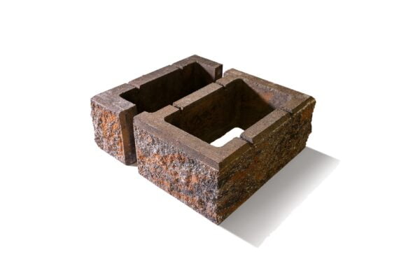 Element stâlp gard Gardeo 38x38x16cm - Eisen Metal